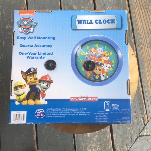 Nickelodeon | Wall Decor | Paw Patrol Wall Clock | Poshmark